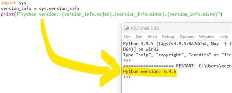 Check Python Version From Command Line And In Script Be On The Right Side Of Change