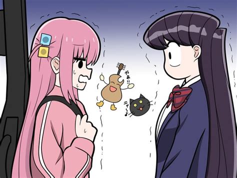 Komi And Tadano On The Train Credit Artist Veronica2007 Rkomisan