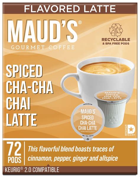 Mauds Spiced Chai Latte Pods Spiced Cha Cha Chai Latte Compatible W
