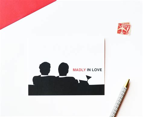 Retro Gay Anniversary Card Gay Mad Men Card Gay By Cdesignscards