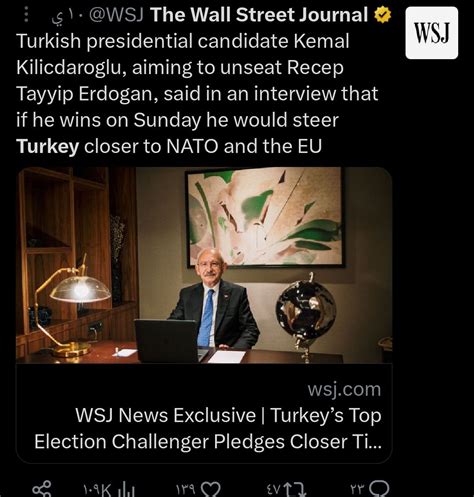 Drmehmet Canbekli On Twitter كليشداراوغلو في مقابله مع صحيفة Wall