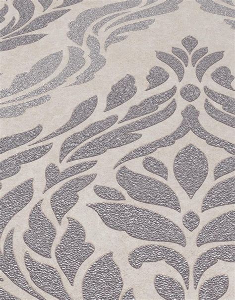 DUTCH WALLCOVERINGS Behang Medallion Beige En Zilverkleurig Bol