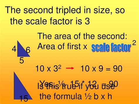 Ppt Scale Factor And The Relationship To Area And Volume Powerpoint