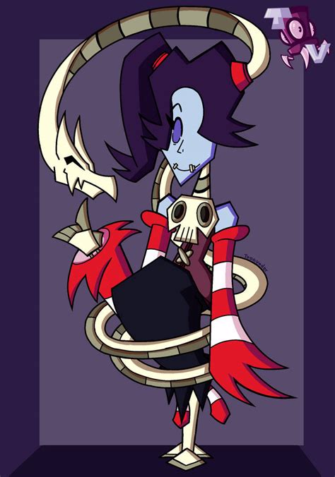 Skullgirlssquigly By Toonvader On Deviantart