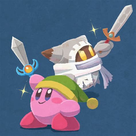 Kirby Magolor And Sword Kirby Kirby And More Drawn By Miclot Danbooru