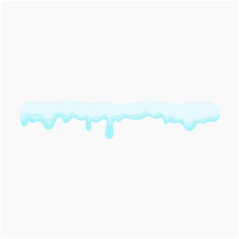 Premium Vector Melting Ice Element