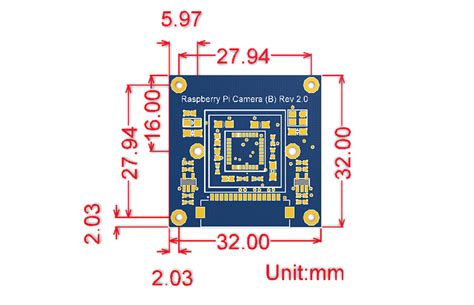 Raspberry Pi Camera B Adjustable Focus MP