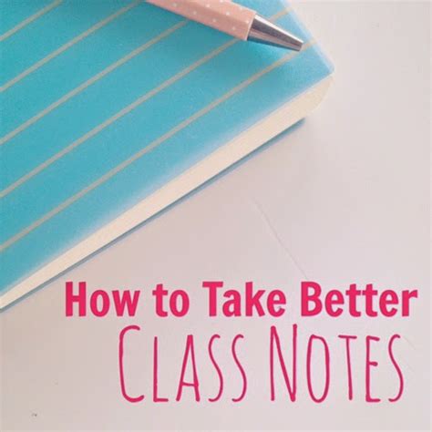 Organized Charm How To Take Better Class Notes