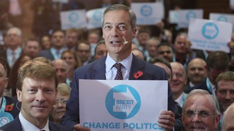 Nigel Farage Unveils Brexit Partys 600 Candidates At Election Campaign