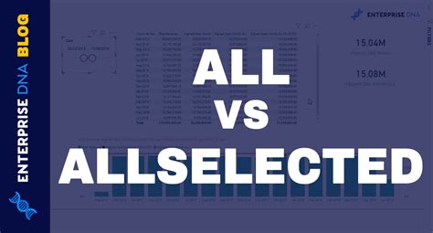 The Difference Between All And Allselected Dax Functions In Power Bi Enterprise Dna