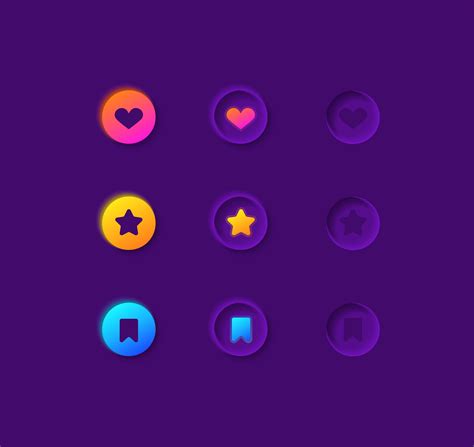 Like Buttons Ui Elements Kit 1938877 Vector Art At Vecteezy