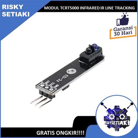 jual modul tcrt5000 infrared ir line tracking tracing sensor shopee indonesia