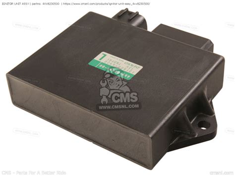 4xv8230500 Ignitor Unit Assy Yamaha Buy The 4xv 82305 00 00 At Cmsnl