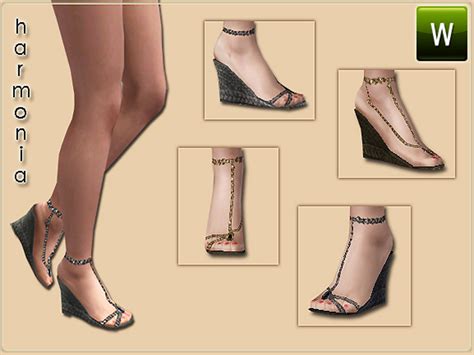 The Sims Resource Chain Bondage Anklet Sandal