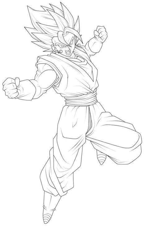 Desenhos De Vegetto De Dragon Ball Z Para Colorir E Imprimir The Best Porn Website