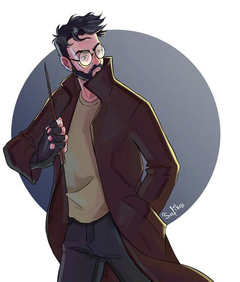 A Drawing Of A Man Holding A Wand And Wearing A Long Coat With An Overcoat