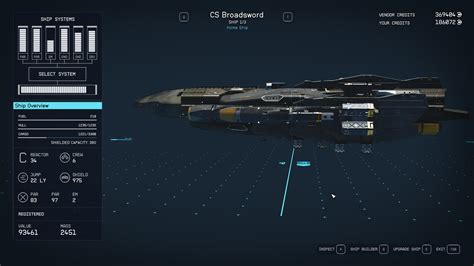 My First C Class Build The Broadsword Rstarfieldships