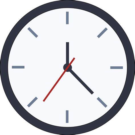 Download Clock Analog Time Royalty Free Vector Graphic Pixabay