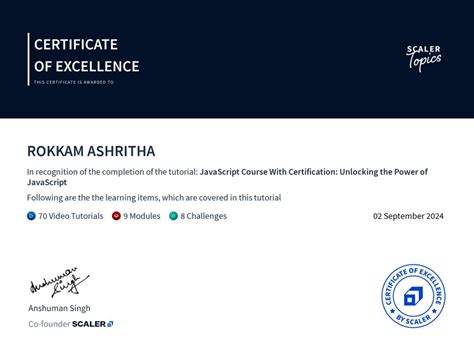 rokkam ashritha on linkedin i have completed javascript course with