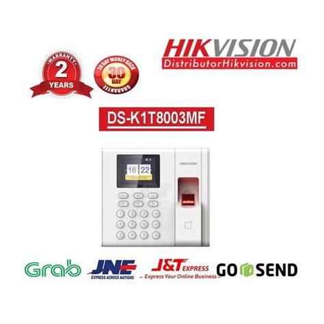 Jual HIKVISION FINGERPRINT ACCESS CONTROL DS K1T8003MF Indonesia Shopee