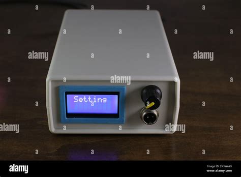 Electronic Device With Lcd Potentiometer For Adjustment And Connector