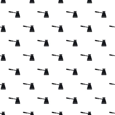 Turkish Coffee Pot Pattern Simple Style 14860428 Vector Art At Vecteezy