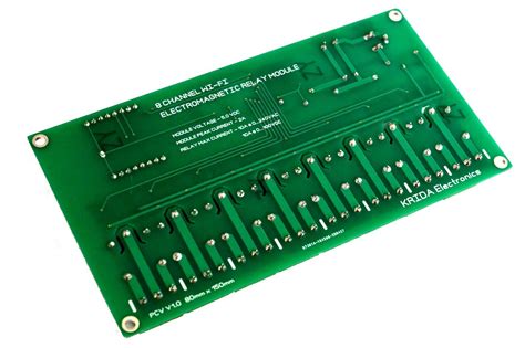 WiFi 8 Channel Electromagnetic Relay ESP8266 Module Smart Home Controller Compatible With