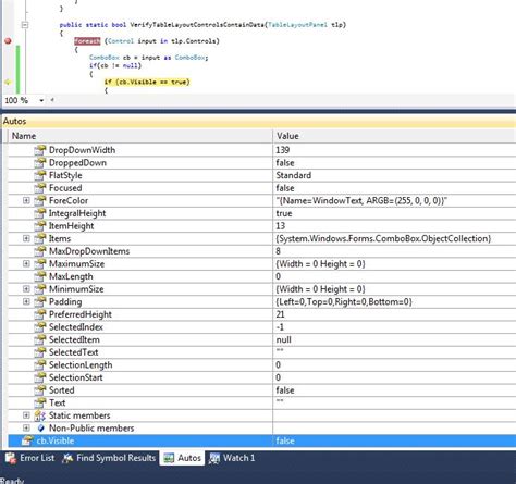 C Comboboxvisible Property Not Working Stack Overflow