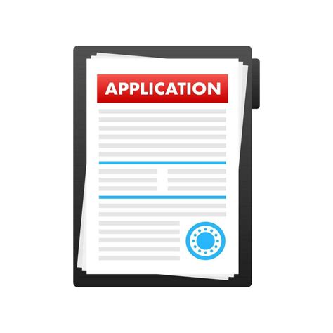 Application Form Claim Form Vector Stock Illustration 29927730 Vector
