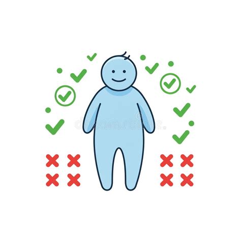 Simplistic Blue Humanoid Figure Smiling At The Center Surrounded By