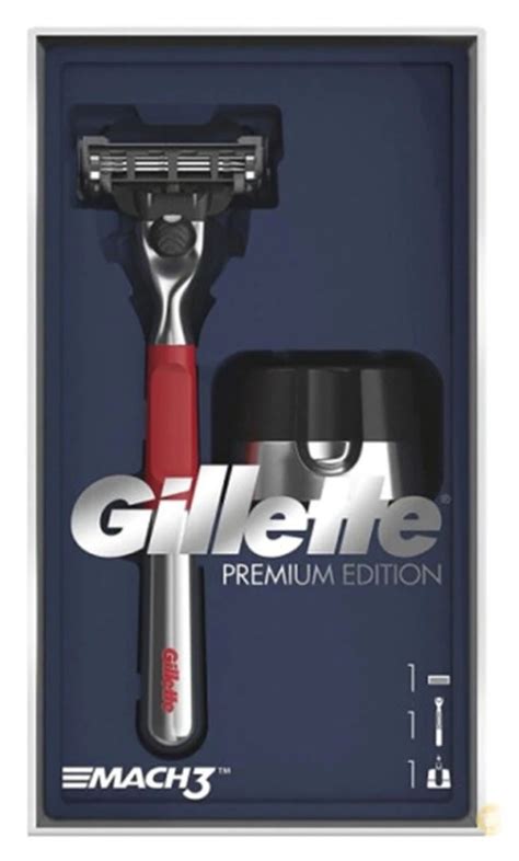Buy Gillette Mach 3 Razor Limited Edition T Set With Red Handle