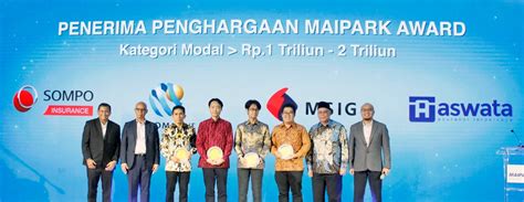 MAIPARK AWARD 2024 UNTUK ASWATA Aswata Asuransi Terpercaya