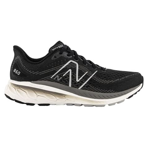 New Balance W860 V13 2e Extra Wide Womens Running Shoes Blackwhite