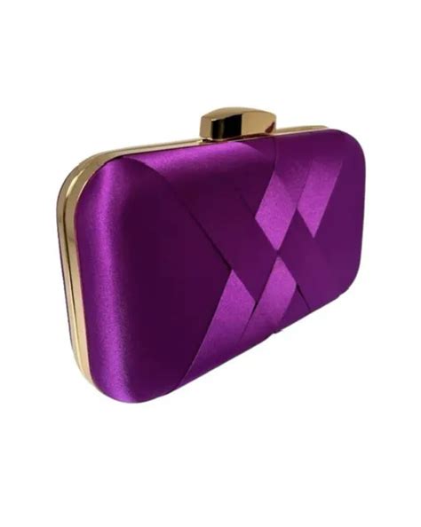 Clutch De X Oval Roxa Mania De Mulher Acessórios De Moda Para Festas