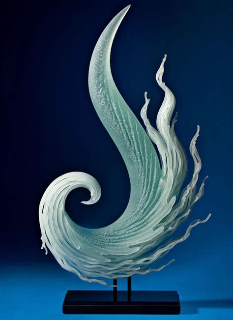 Innumerable Layers Of Glass Evoke Movement In Nature In K William