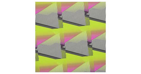 Neon 80s Abstract Pattern Fabric Zazzle