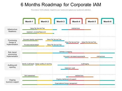 Months Roadmap For Corporate IAM Pictures