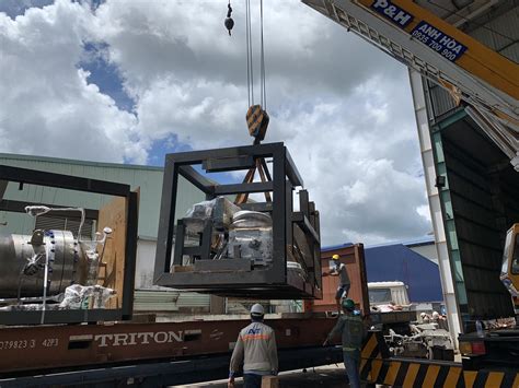 Unloading System Machine Cam Trans Transport Cargo Cambodia