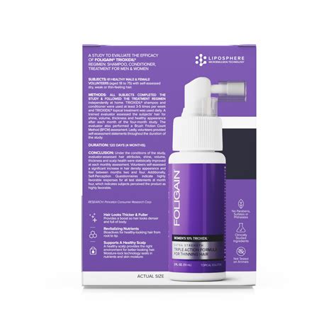 Foligain Triple Action Complete Formula For Thinning Hair For Women