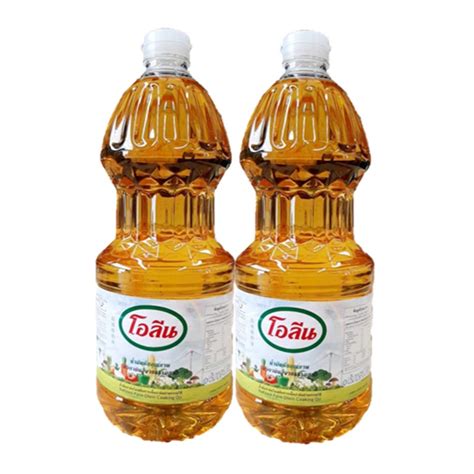 พร้อมส่ง โอลีน น้ำมันปาล์ม 2 ลิตร X 2 ขวดoleen Refined Palm Olein