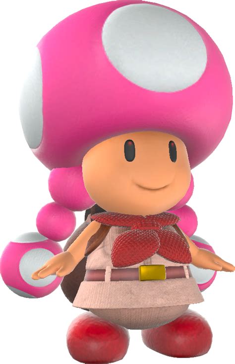 File SMO Asset Model Toad Brigade Archivist Toadette Png Super
