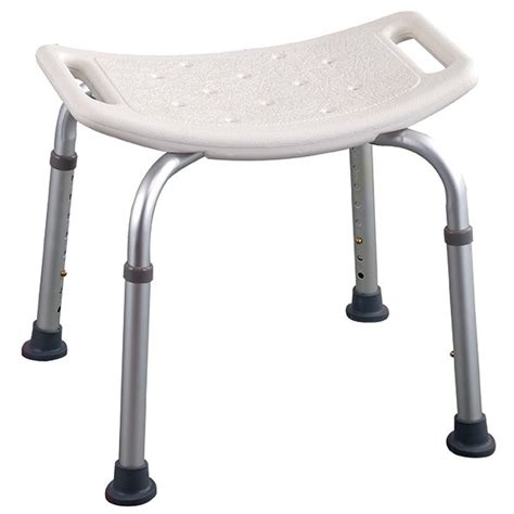 Tabouret De Douche Aluminium Et Abs Réglable En Hauteur