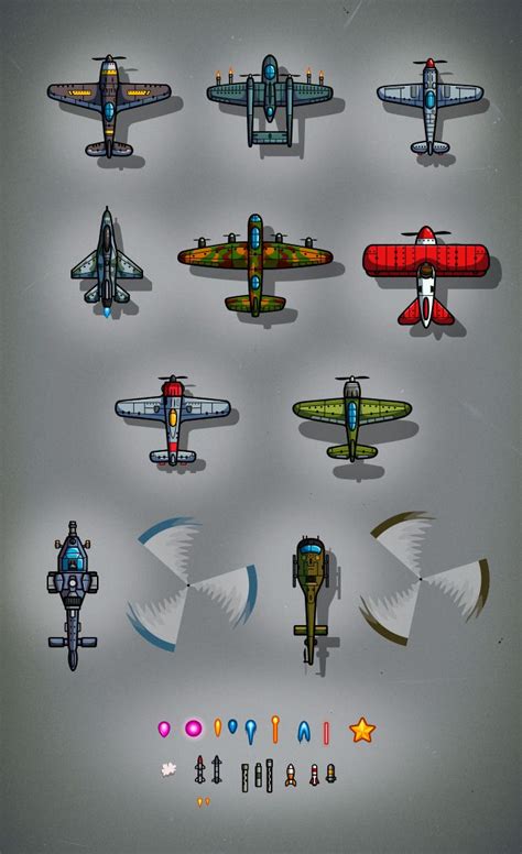 Jet Planes Cartoon Airplanes Combat In The Skies Pixel Art Games