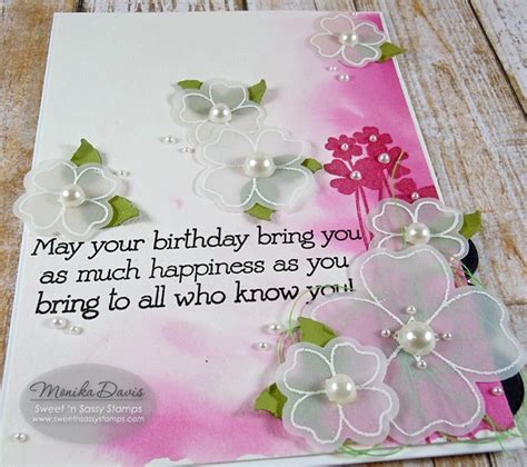 Sweet N Sassy Stamps Birthday Wishes