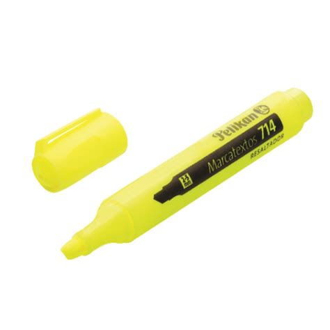 MARCADOR RESALTADOR PELIKAN AMARILLO 714 Libertador Equipo De Oficina