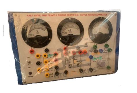 1a Single Phase Half Full Wave Bridge Rectifier Apparatus At ₹ 2000