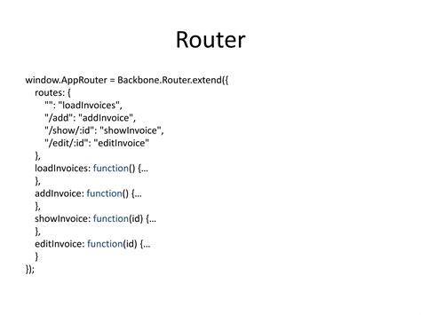 Understanding Backbonejs Ppt