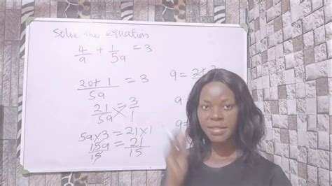 Easiest Way To Solve Simple Equation Jossyscienceacademy Youtube