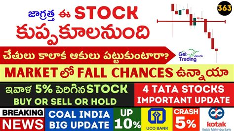 💣🔴stock Ready To Crash 🔴 Nifty To Fall More 🔴4 Tata Stocks Update 🟢coal