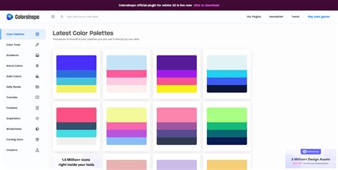 Los 10 Mejores GENERADORES DE PALETAS DE COLORES